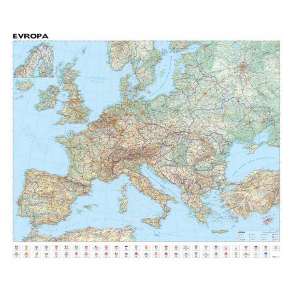 Regijski zemljevid Slovenije - statistične regije 104 x 76 cm ...