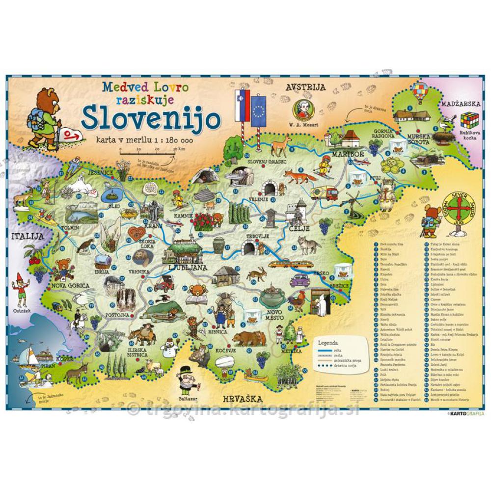 zemljevid Slovenije Arhiv - zemljevidi.net